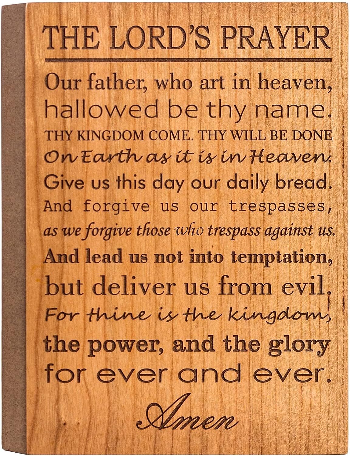 Carols Inspirations Large "The Lords Prayer" | Hill Country Amish