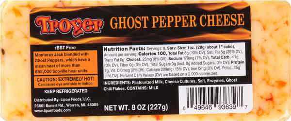 Ghost Pepper Cheese 8oz | Hill Country Amish